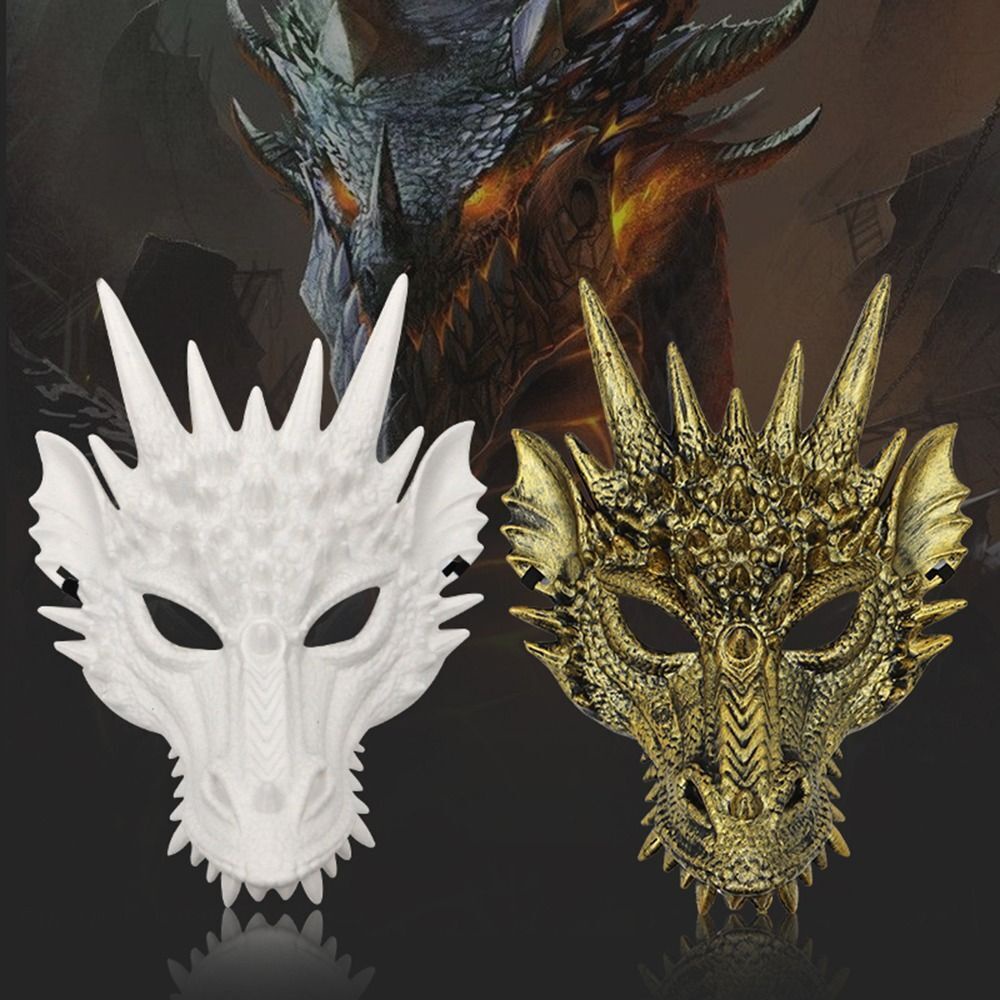 3D Dragon Mask Halloween Party Costume Cosplay for Adults , Scary ...