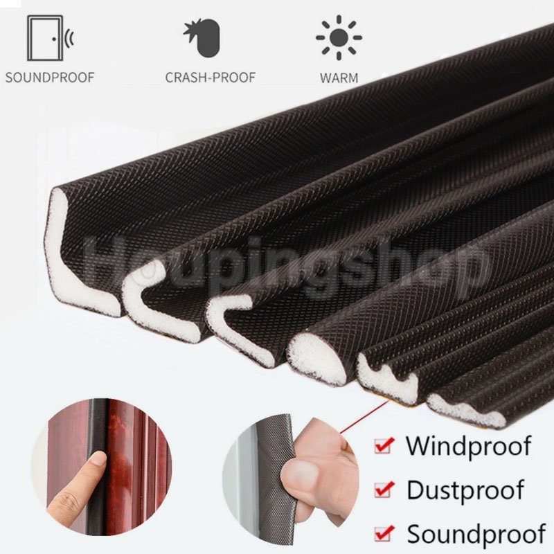 500CM Self-Adhesive Dust Sound Wind Proof Insect Blocker Flexible Door ...