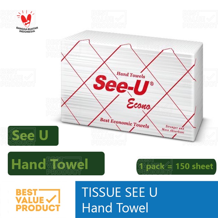Tissue SEEU Tissue Hand Tissue per pack Hand Towel 150s perpack ...