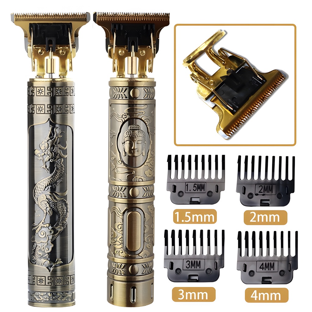 2023 ABS Electric Hair Clipper USB Rechargeable Beard Trimmer Rasor ...