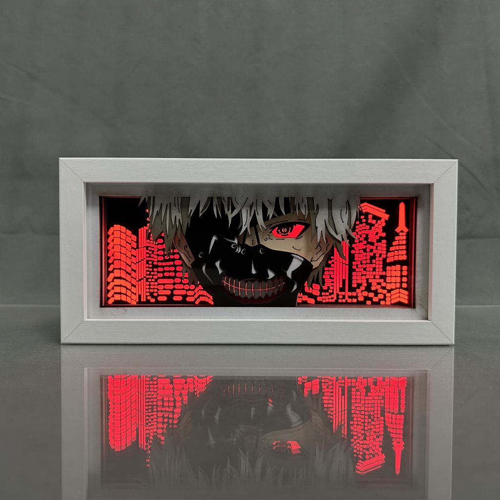 Tokyo Ghoul LED Light Box Anime Kaneki Lamp for Kids Bedroom Decoration ...