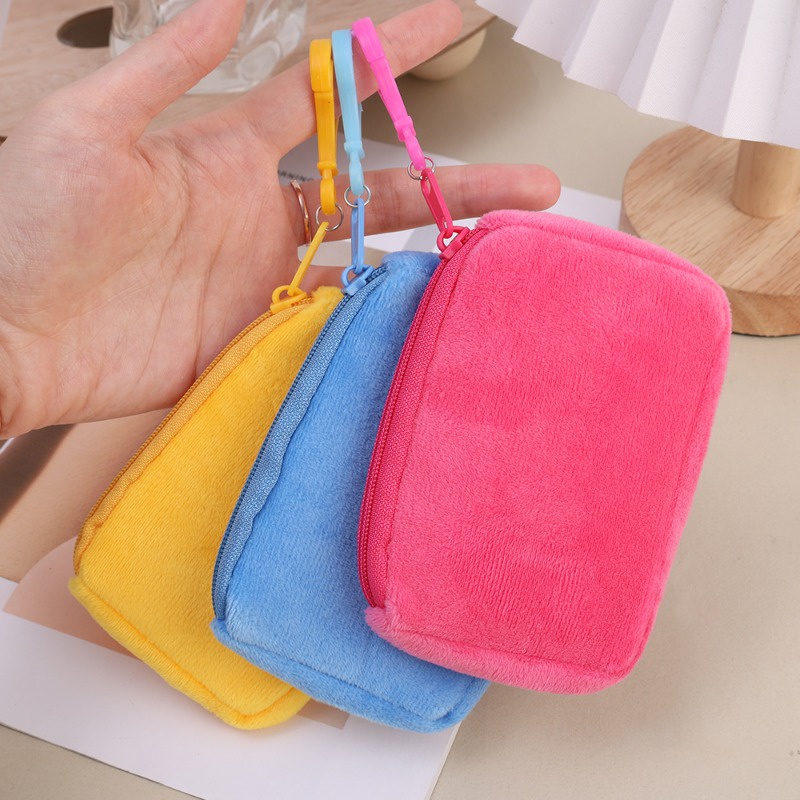 Cartoon Mini Square Coin Purse Handbag Zipper Package Pouch Wallet Key ...