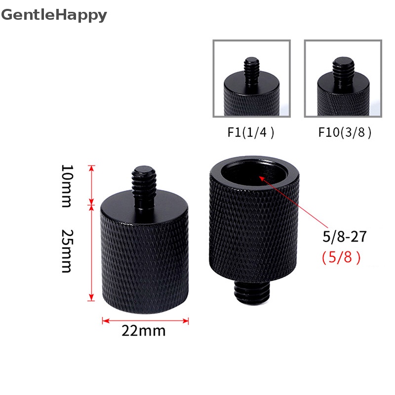 GentleHappy 5/8-27 to 1/4 3/8 Screw Microphone Holder Conversion Screw ...