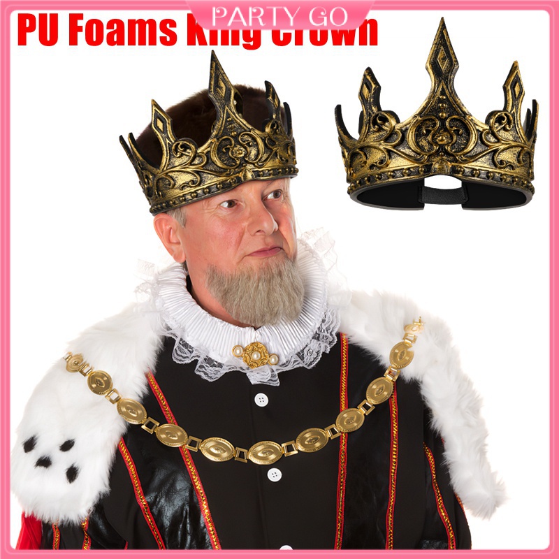 [READY STOCK] Antique King Crown for Halloween Hats Women Cosplay Party ...