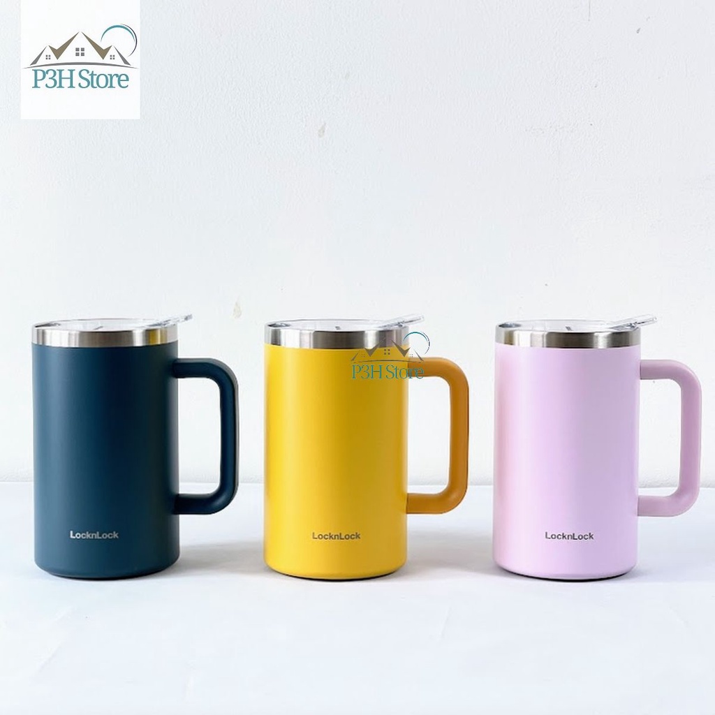 Lock&Lock Flat Table Mug 730ml LHC4320 fashion large capacity thermos ...