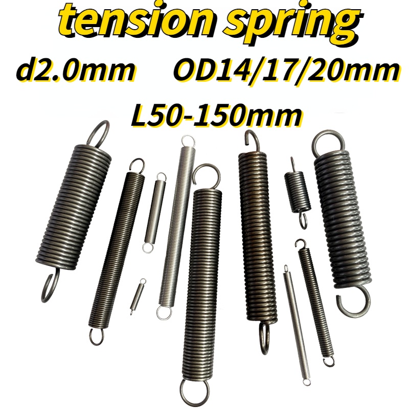 【XNY】Tension spring wire diameter 2.0mm outer diameter 14-20mm 304 ...