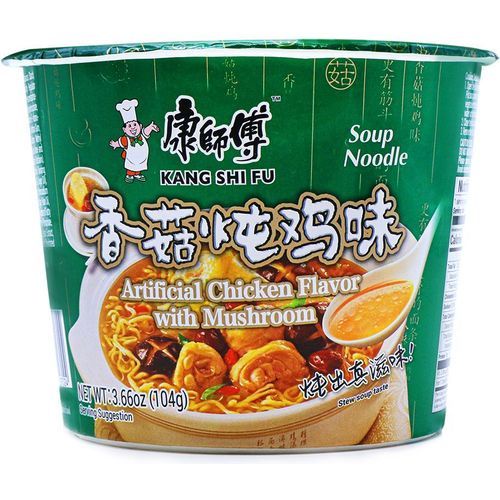Kang Shi Fu Soup Noodle Artificial Chicken Flavor with Mushroom 104g ...