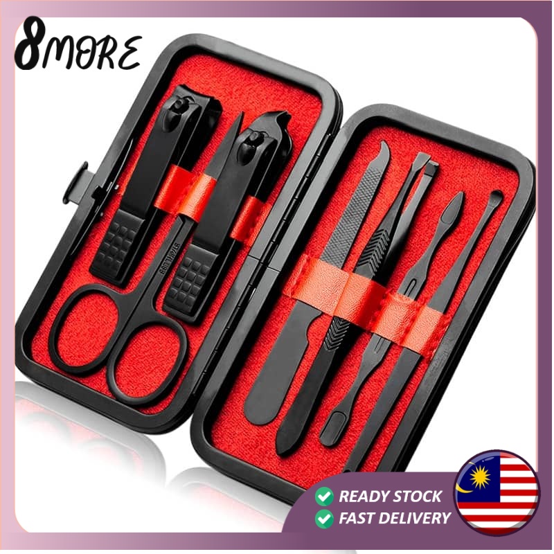 7pcs/set New Manicure Nail Clippers Pedicure Set Portable Travel ...