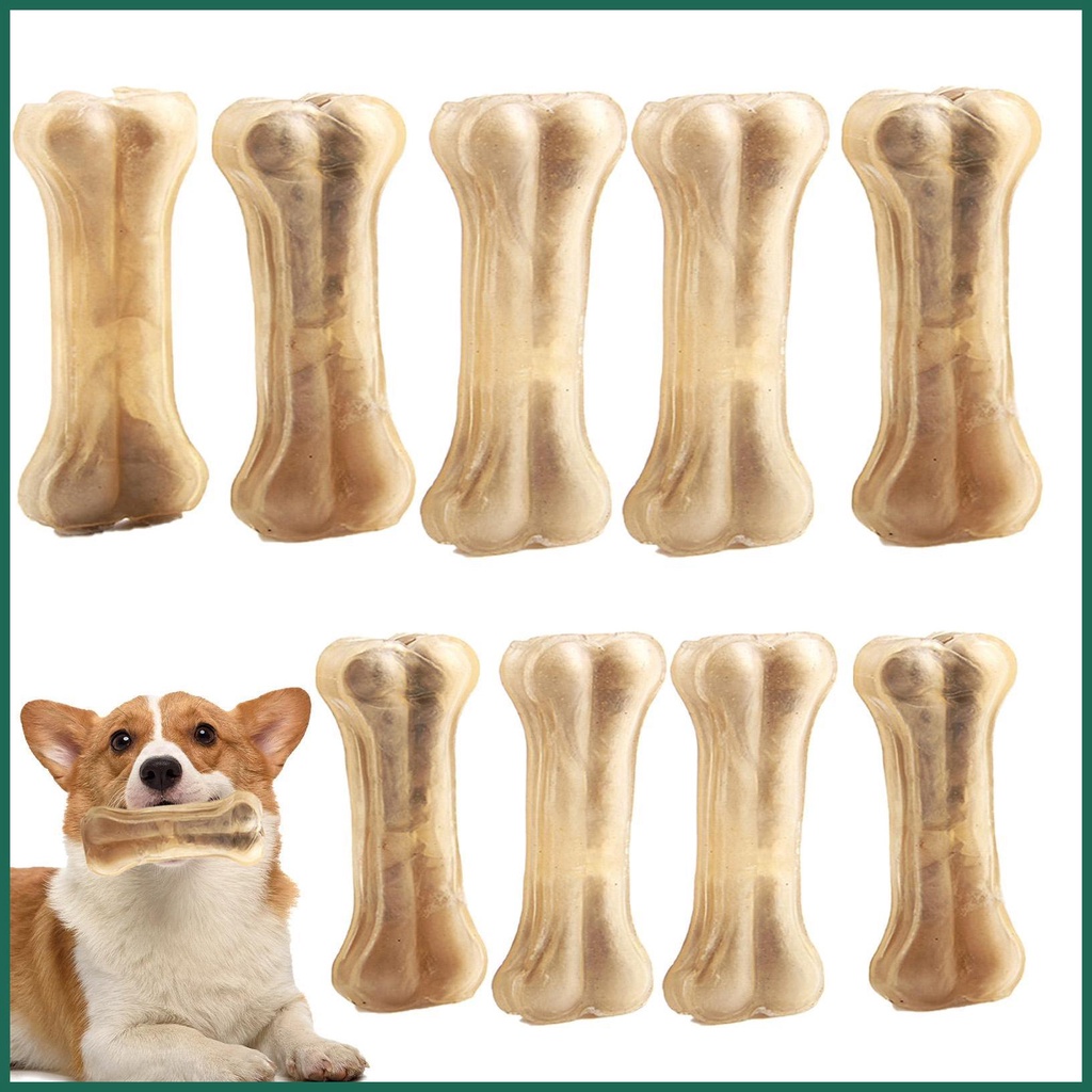 Teething Dog Bone Toy Chewing Bone Toy Beef Flavor Dog Teething Stick ...