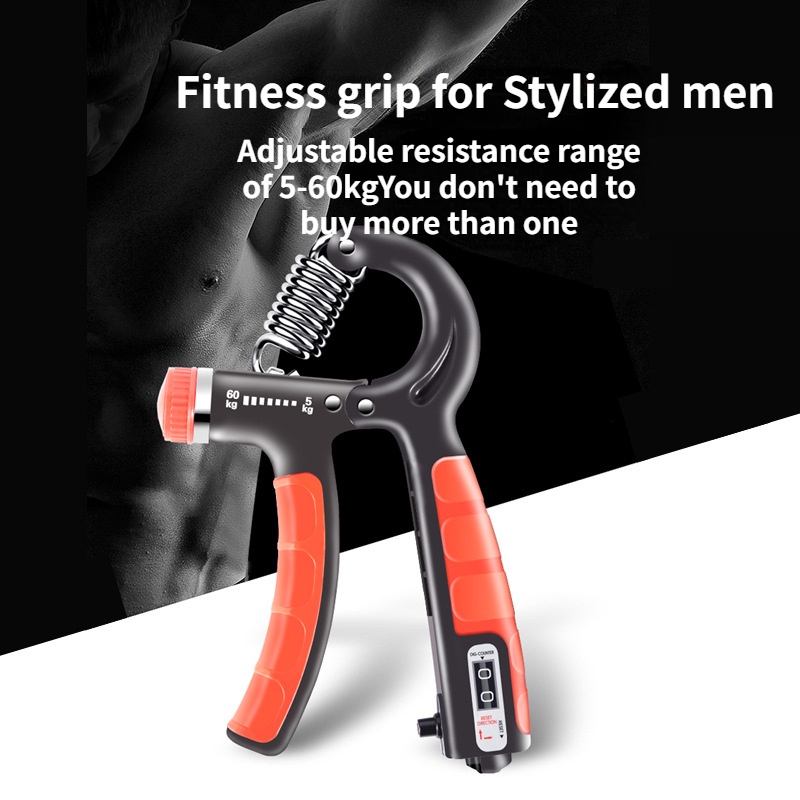 5kg-60kg Adjustable grip Handle Fitness hand exerciser grip with ...