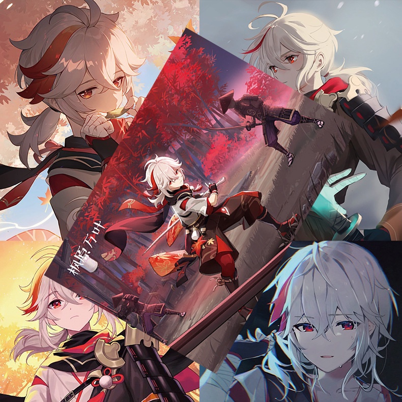 8pcs/set Project Genshin Impact Kaedehara Kaedehara Kazuha Poster 42 ...