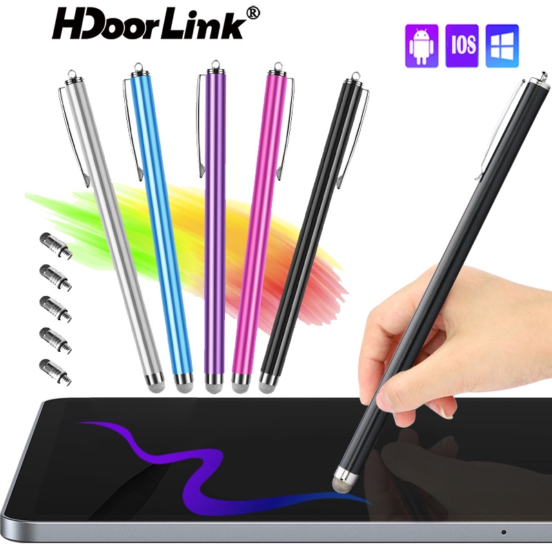 HdoorLink Touch Screen Pen Capacitive Pen Metal Mesh Micro-Fiber Tip ...