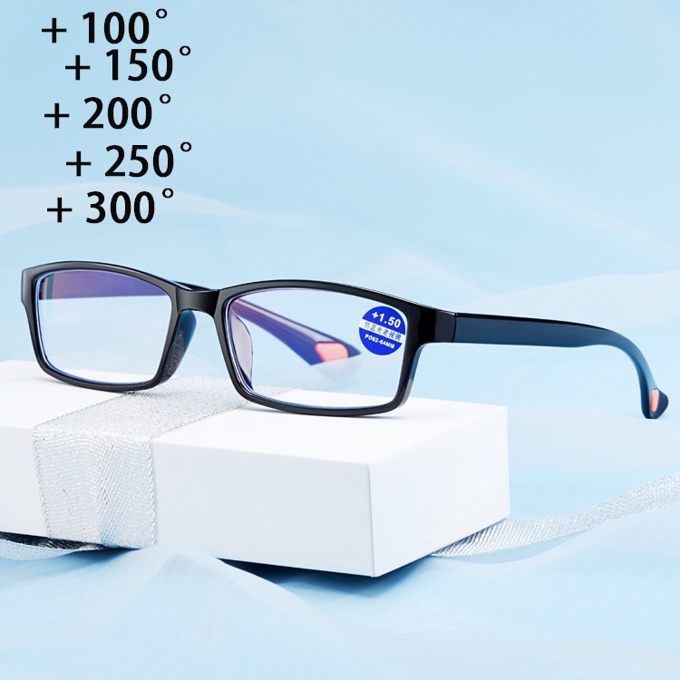 Fashionable Small Square Frame Anti-skid Reading Eyeglasses Suitable ...