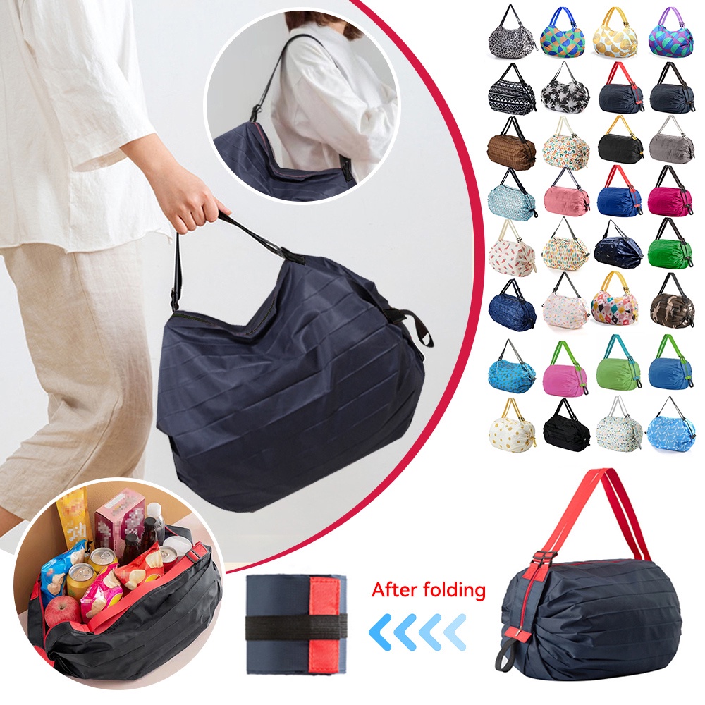 30 Colors Portable Shopping Bag Large Capacity Lightweight Reusable ...