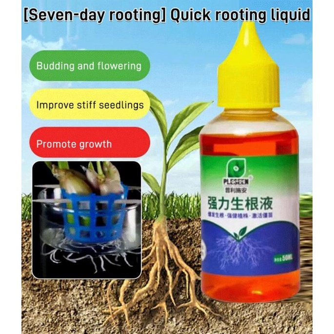 Rooting liquid transplanting flower seedling rooting powder flower ...