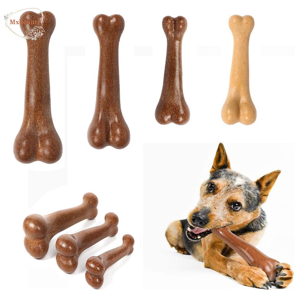 MXBEAUTY durable dog bone aggressive pet toy dog chew toy teeth ...
