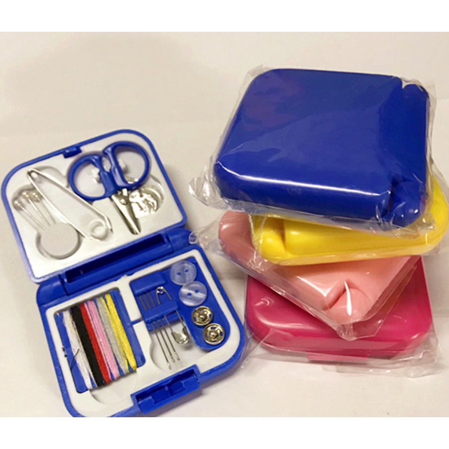 Mini Needle and Thread Bag Travel Tool Combination Folding Out ...