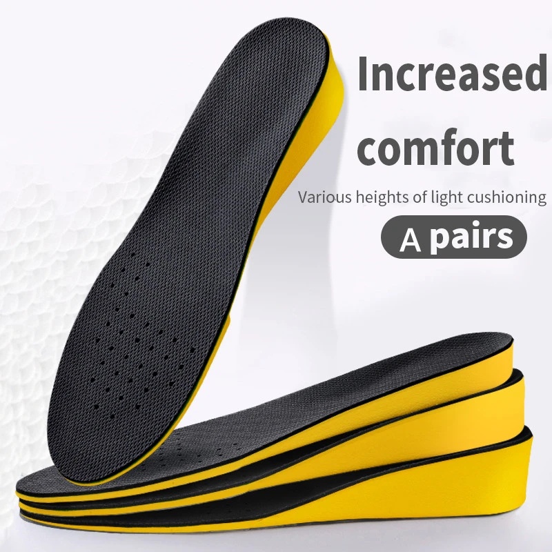 Height Increase Insoles for Women Men Breathable Orthopedic Elevator ...