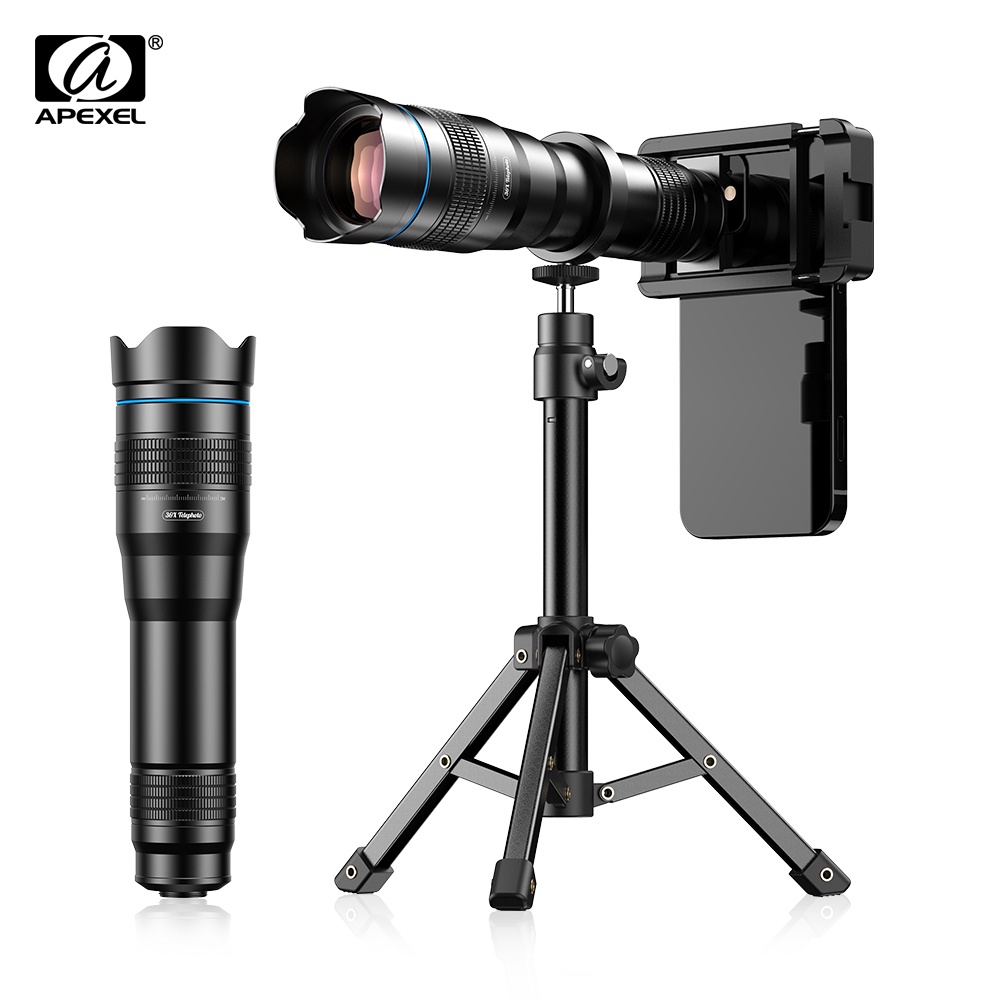 ALW5 APEXEL HD 36X Zoom Telephoto Lens New Powerful 4K Monocular ...