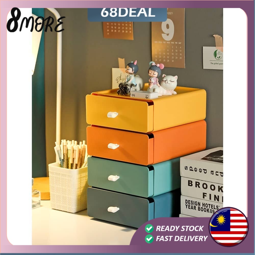 Colorful Silicon Handle Desktop Storage Box Large Capacity Organizing ...