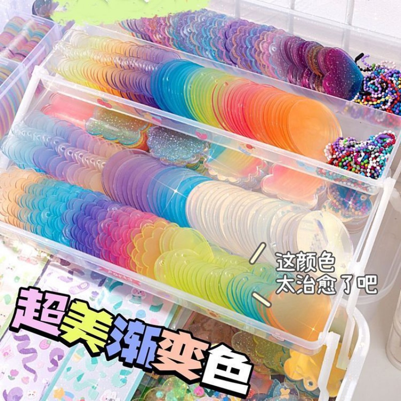 diy goo plate goo Kako card acrylic disc gradient transparent flash ...