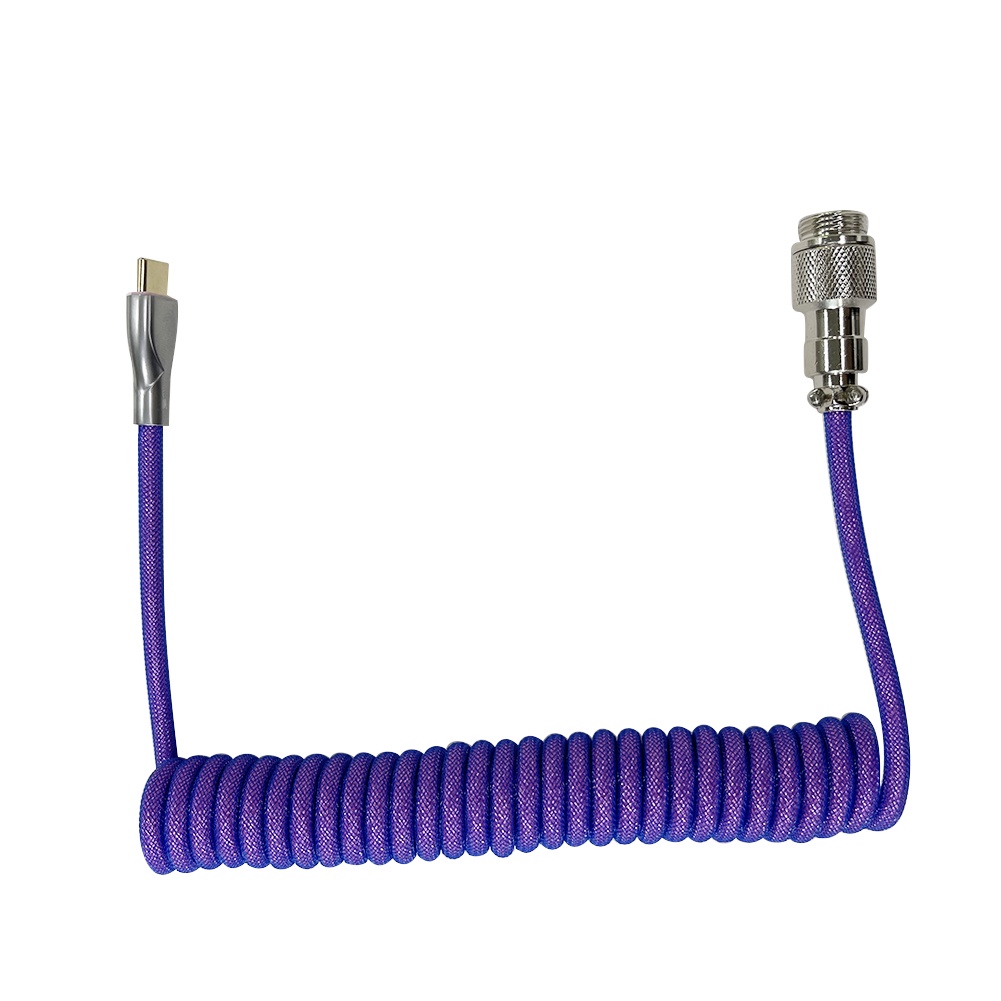 [myhomever.sg] 2 in 1 Spiral Coiled Wire Mechanical Keyboard Aviator ...