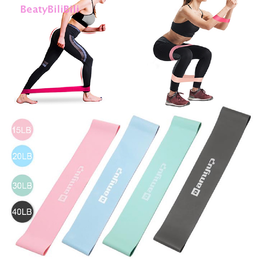BTYB> Resistance Loop Bands Strength Fitness Gym Exercise Yoga Workout ...
