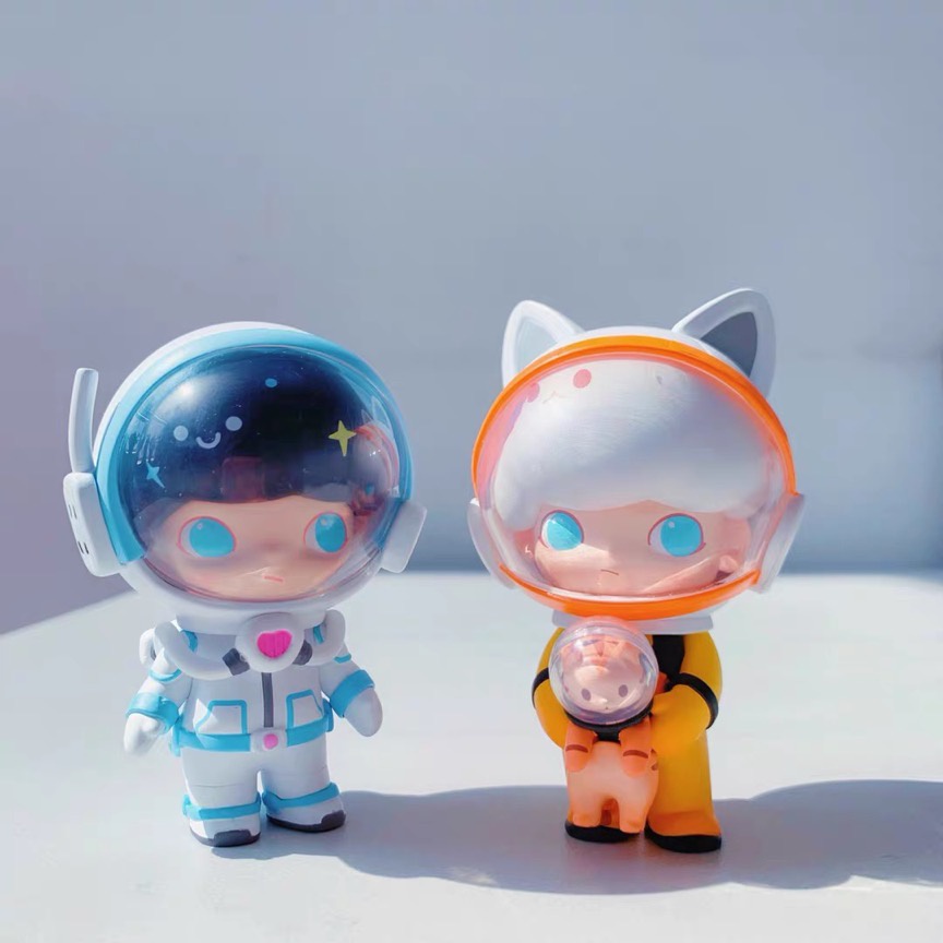 DIMOO Space Series Meow Star Rocket Detection Boy Astronaut Blind Box ...