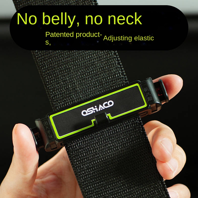Car Seat Belt Holder Safety Belt Stopper Anti-Strangulation Clipped ...