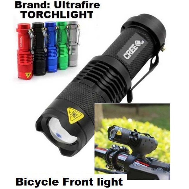 bicycle front Light head headlight MIN Touch Extreme Brightness CREE ...