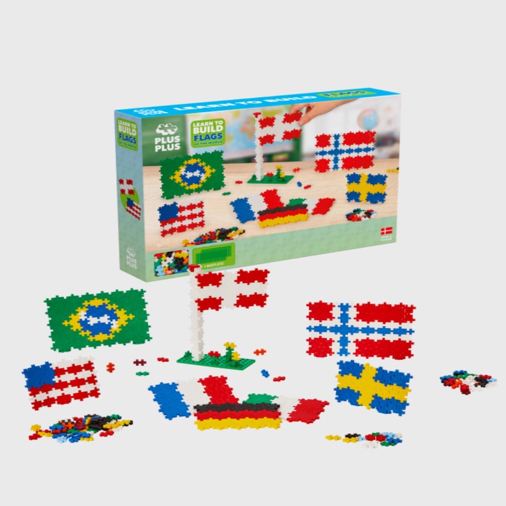 PLUS-PLUS Learn To Build Flags of the World | Shopee Singapore