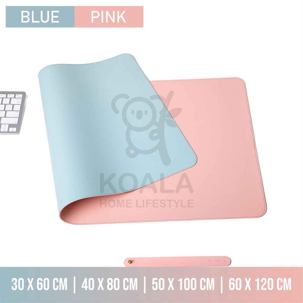 🇸🇬Koala Home🔥Waterproof Leather Desk Mouse Pad - Large Desktop Table ...
