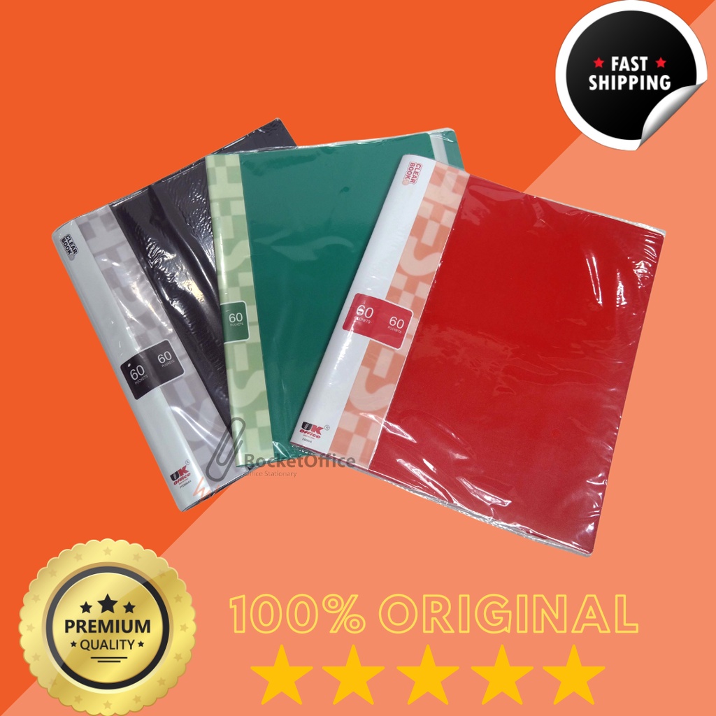 Display Book, Clear Book A4 & Long (60 Pockets) | Shopee Singapore