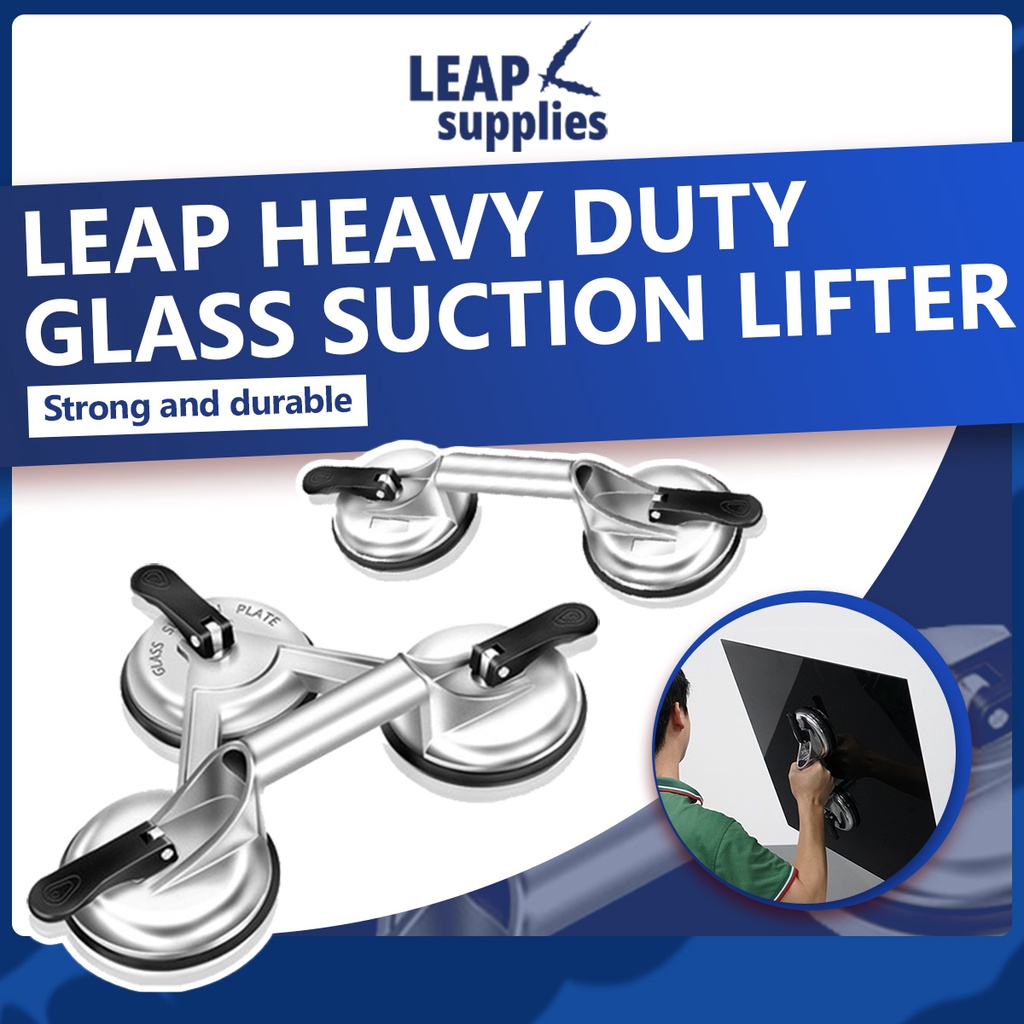 LEAP Heavy Duty Glass Suction Lifter | Suction Cup Fish Tank Carry ...