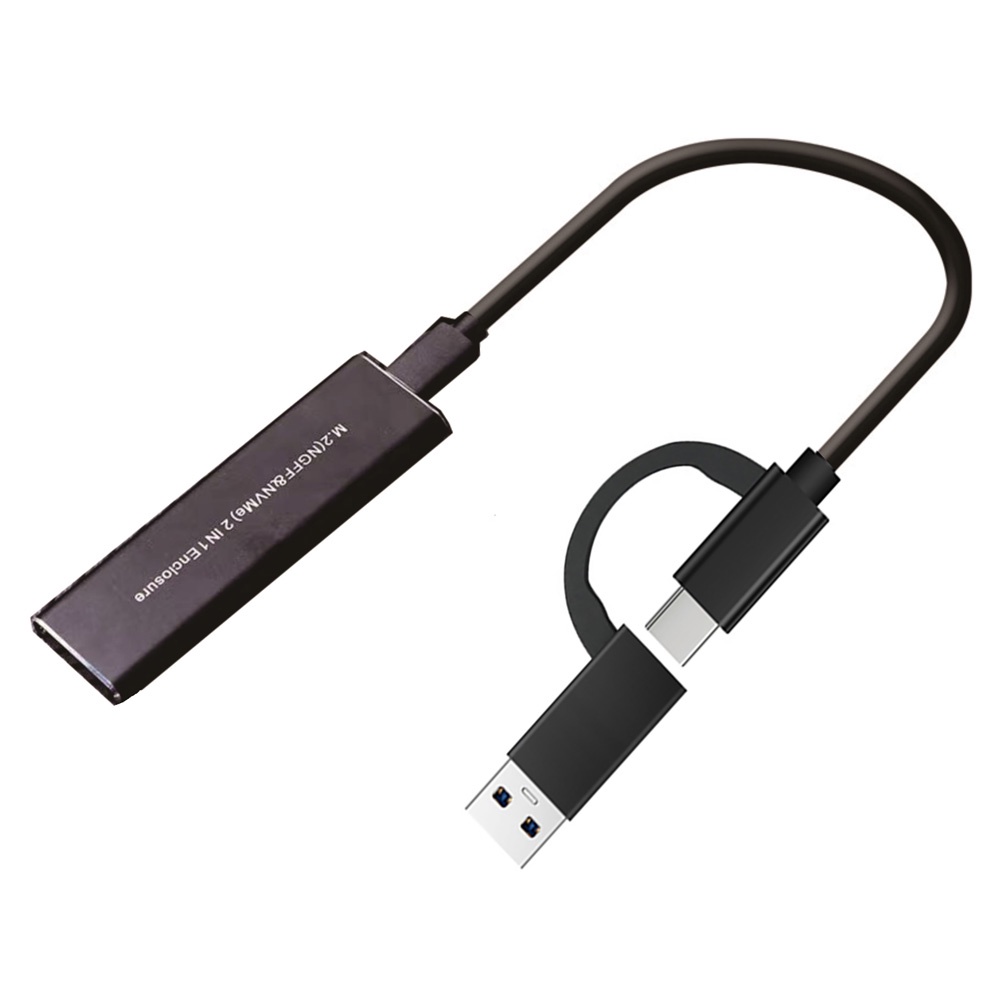 M.2 NVME SSD to USB 3.1 Case 10Gbps Dual Protocol M2 NVMe Box PCIe NGFF ...