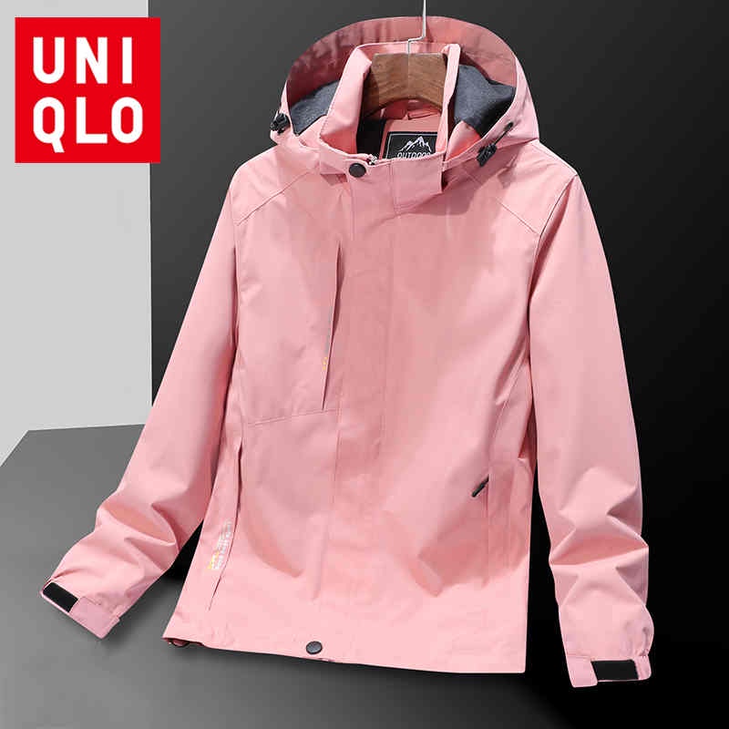 Uni--qlo Women Waterproof Hooded Jackets Outdoors Fashion Hiking High ...
