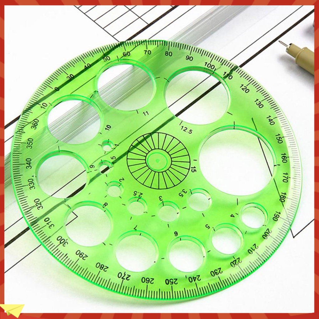 (oxfordfh) Lightweight Oval Template Ruler Template Ruler Circle ...