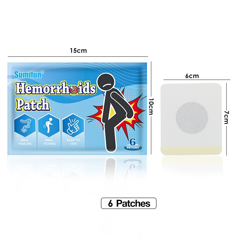hemorrhoid patches, internal and external relief patches, fissure ...