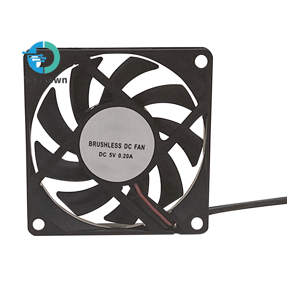 70mm USB Fan 70mm x 15mm Blower Fan 5V DC Brushless Cooling Fan for PC ...