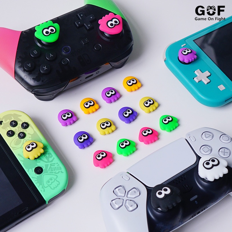 Soft Silicone Thumbstick Caps for Nintendo Switch/OLED/Lite, Xbox, PS4 ...