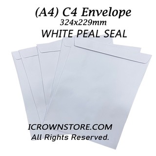 A4 C4 Envelope (250pcs/box) 324 x 229mm Envelopes peal seal | Shopee ...