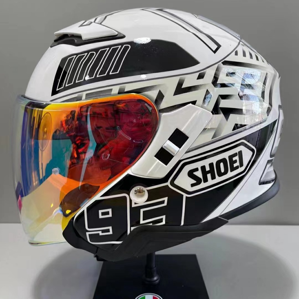 SHOEI Half Face Helmet SHOEI J-Cruise 2 MONO White Ant Helmet Japan ...