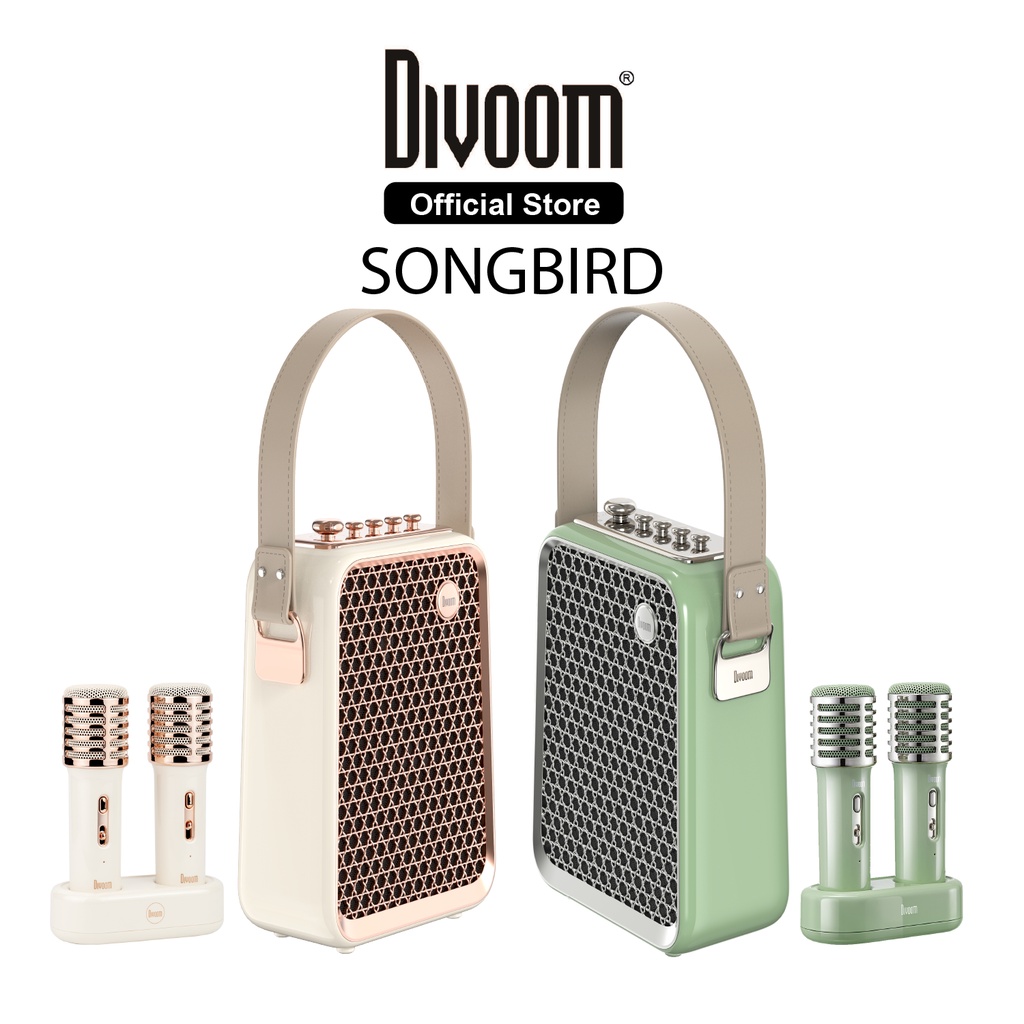 Divoom SongBird-HQ 50W Dual Mic Karaoke & Bluetooth Speaker | 1 Year ...