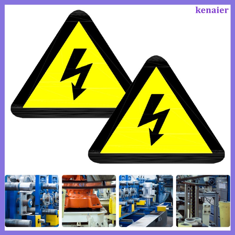 Caution High Voltage Stickers Electrical Shock Hazard Sign Logo ...