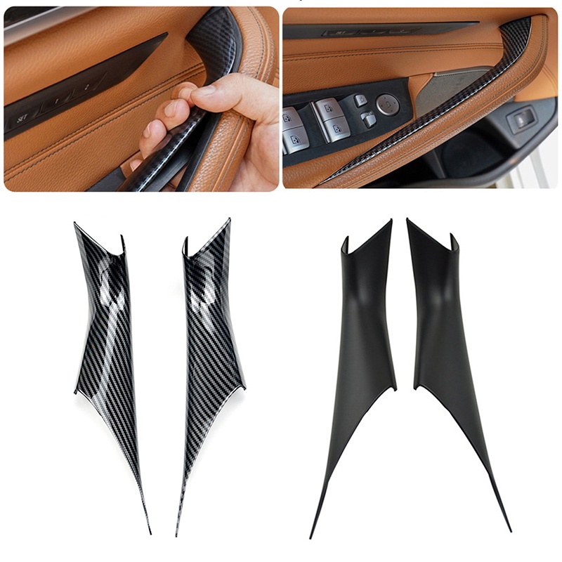 [IN Stock Store] Car Interior Door Panel Pull Handle Covers for BMW 5 ...