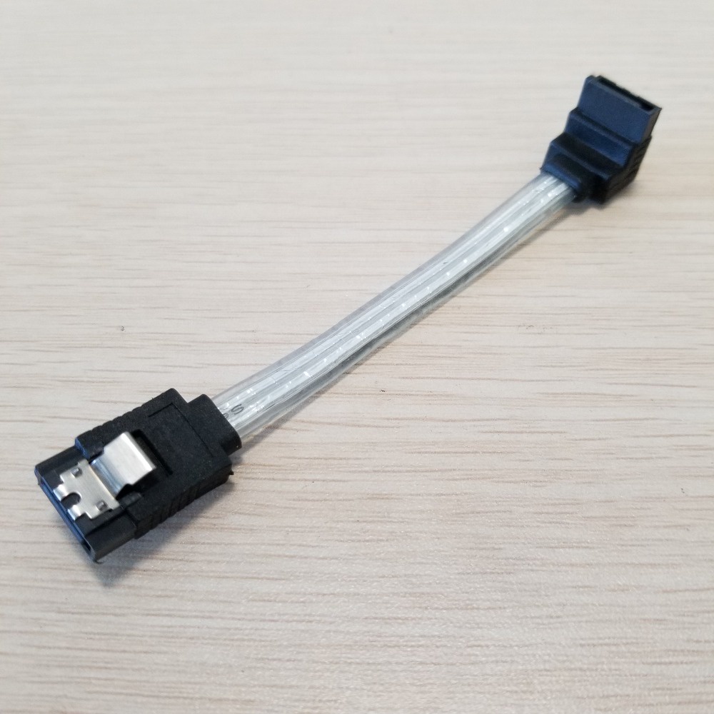 DC ATX Mini ITX SATA 90 Degree Right Angled Host Case Mainboard HDD ...