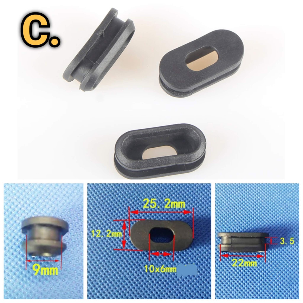 Bike Frame Soft Rubber Seal Cover | Di2 Brake Shifter Cable Guide ...