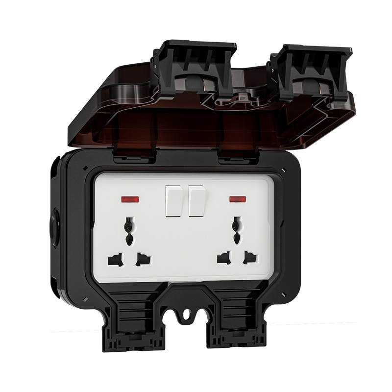 Universal Standard IP66 Weatherproof Socket Waterproof Outdoor Wall ...