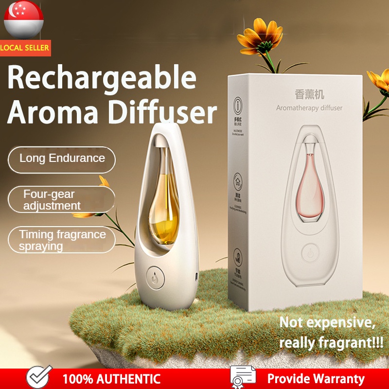 SG Room Air Freshener Spray Rechargeable Aroma Diffuser Essential Oil ...
