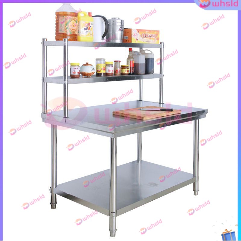 Customized Assembled Stainless Steel Workbench with Shelf Console Table ...